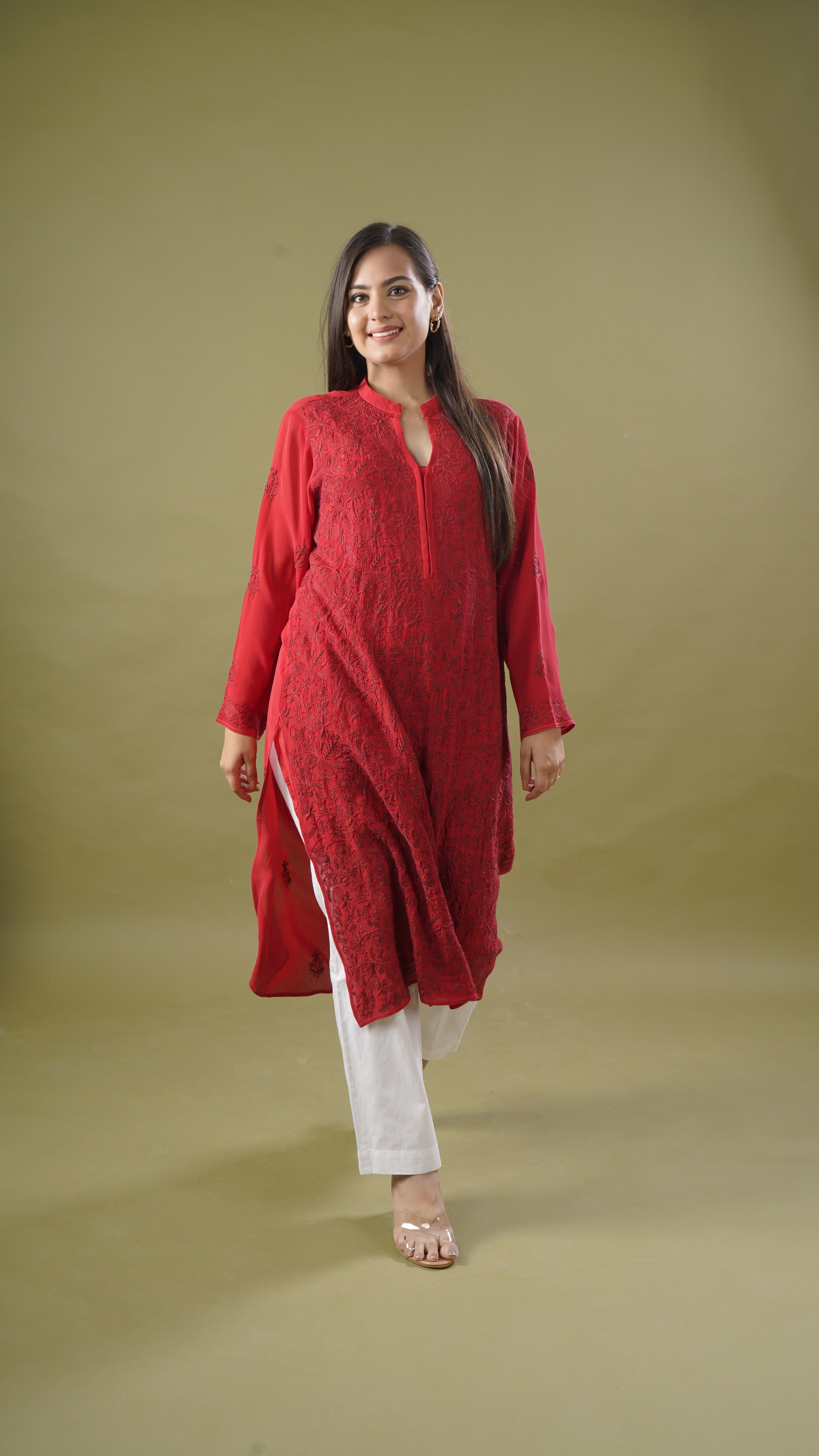 Chikankari Kurtis for Woman | Lal Behari Tandon